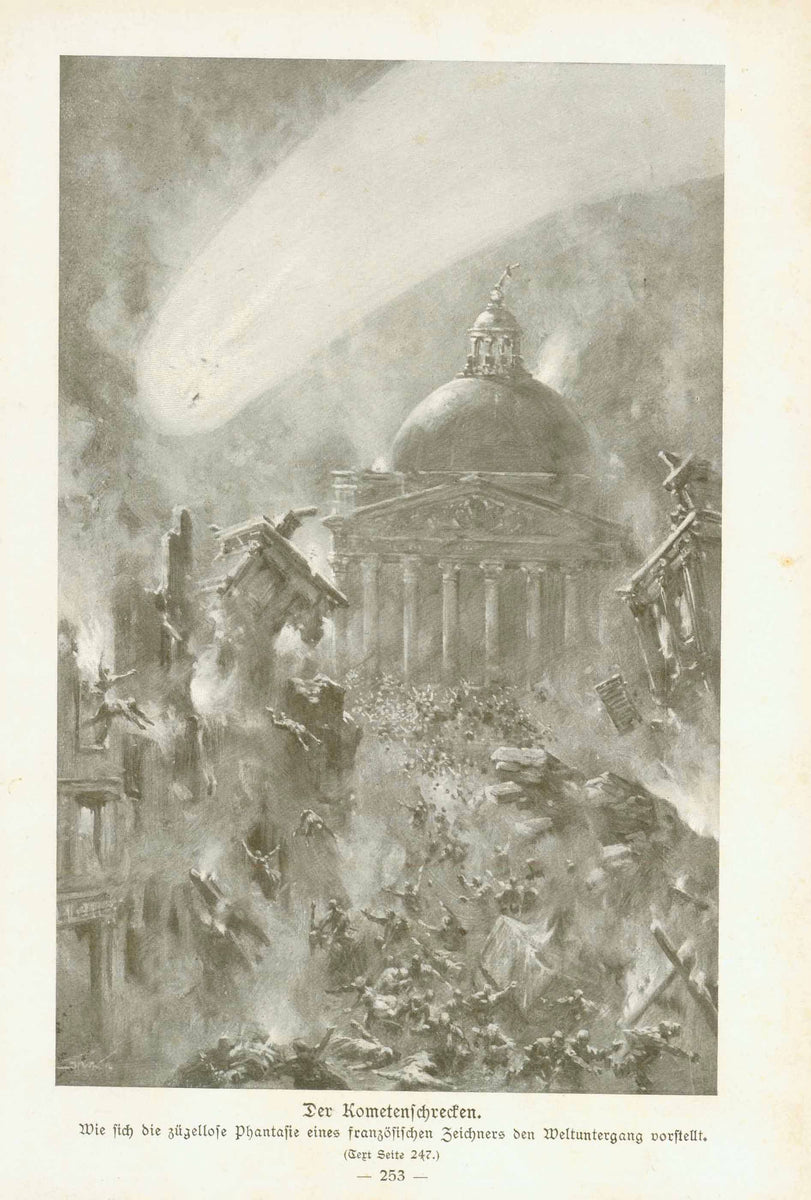 Astronomy, Komet, Comet, Weltuntergang, End of the World – Philographikon Antique Maps and Prints