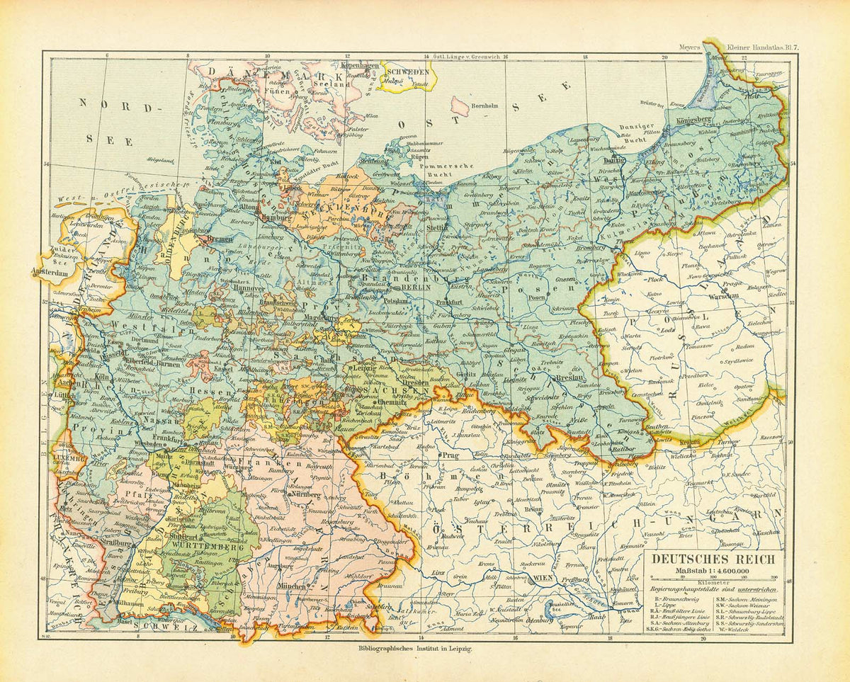 Maps, Germany, Deutsches Reich – Philographikon Antique Maps and Prints