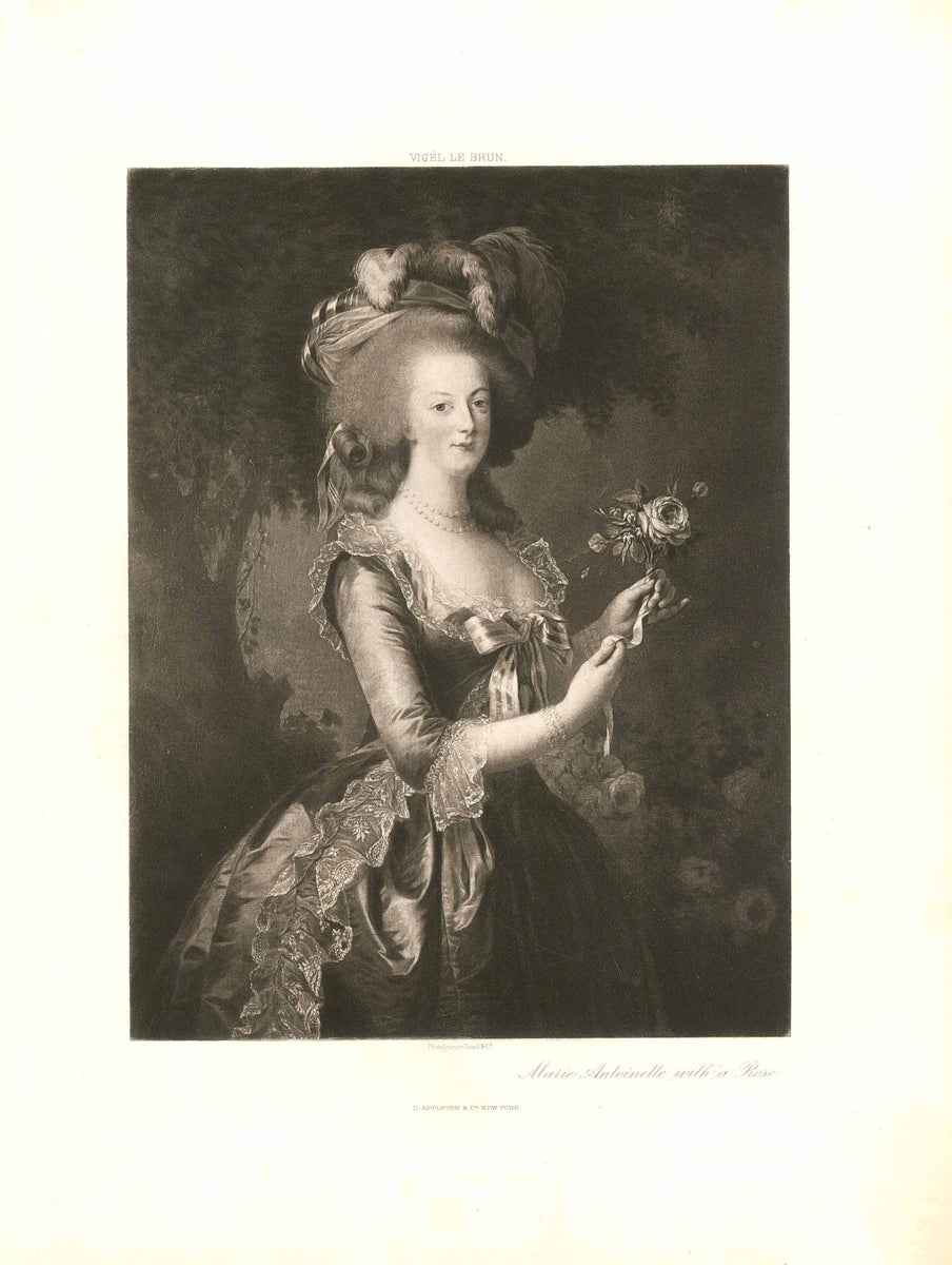 Portraits, Marie Antoinette, Vigil Le Brun, Appelton in New York ...