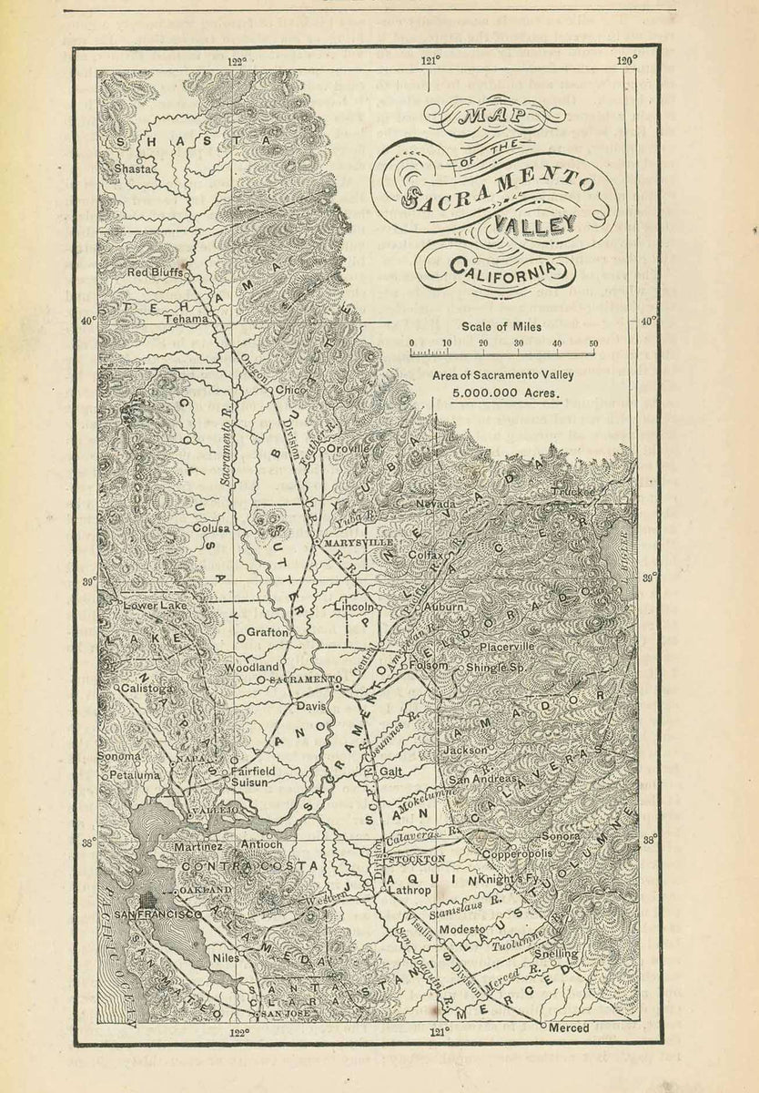 Maps, USA, California, Sacramento, Sacramento Valley – Philographikon ...