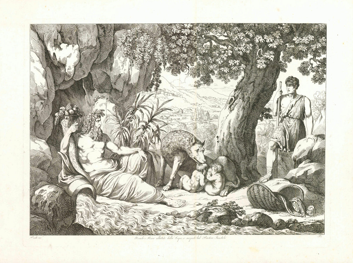 Mythology, Rome, Romulus, Remulus, Faustolus – Philographikon Antique ...