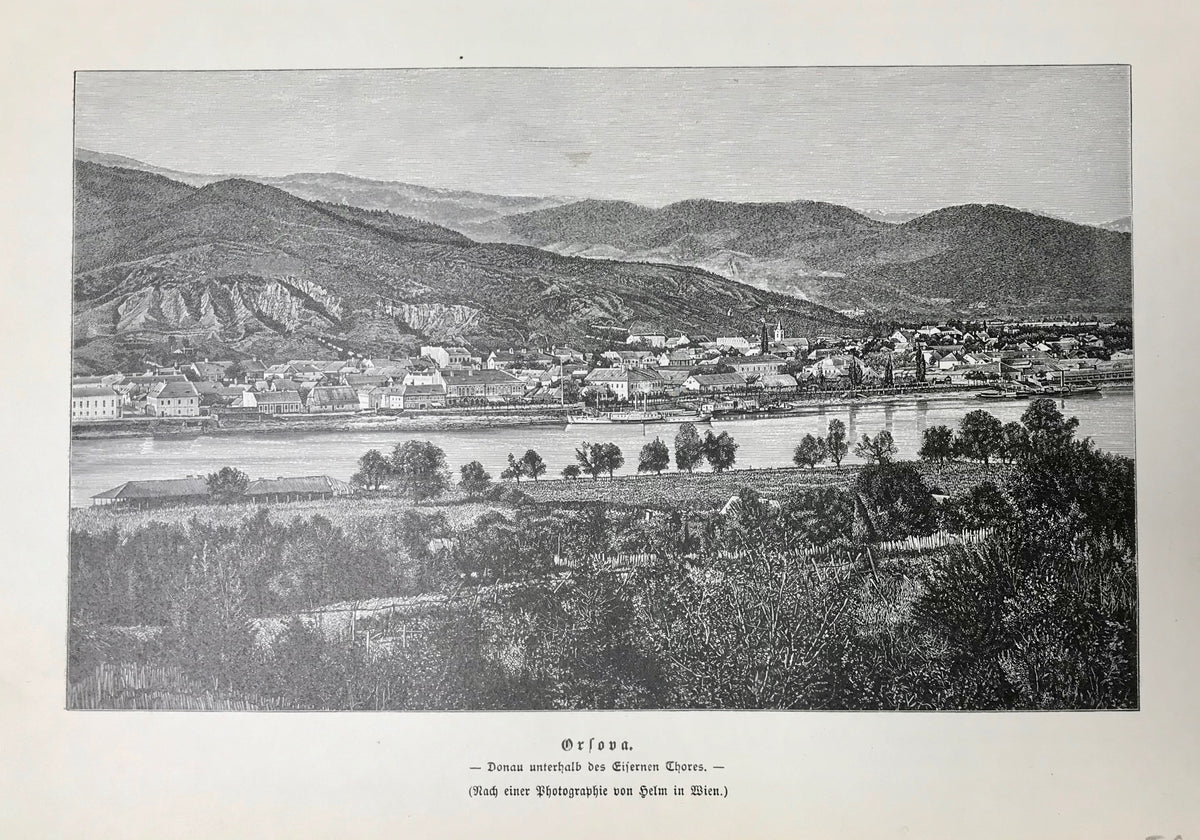 Hungary, Orsova, Donau unterhalb des Eisernen Thores – Philographikon ...