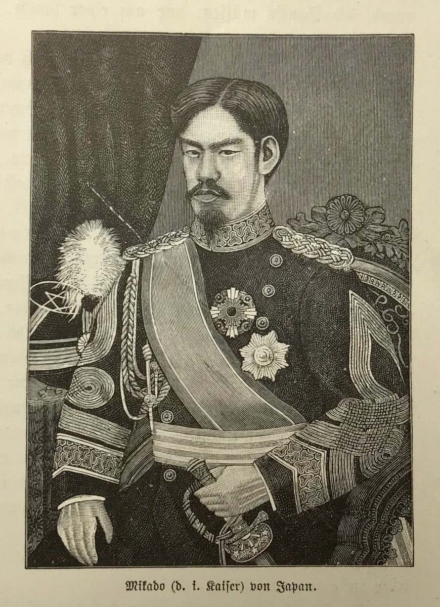 Japan, Mikado, emperor and emperess of Japan – Philographikon Antique ...