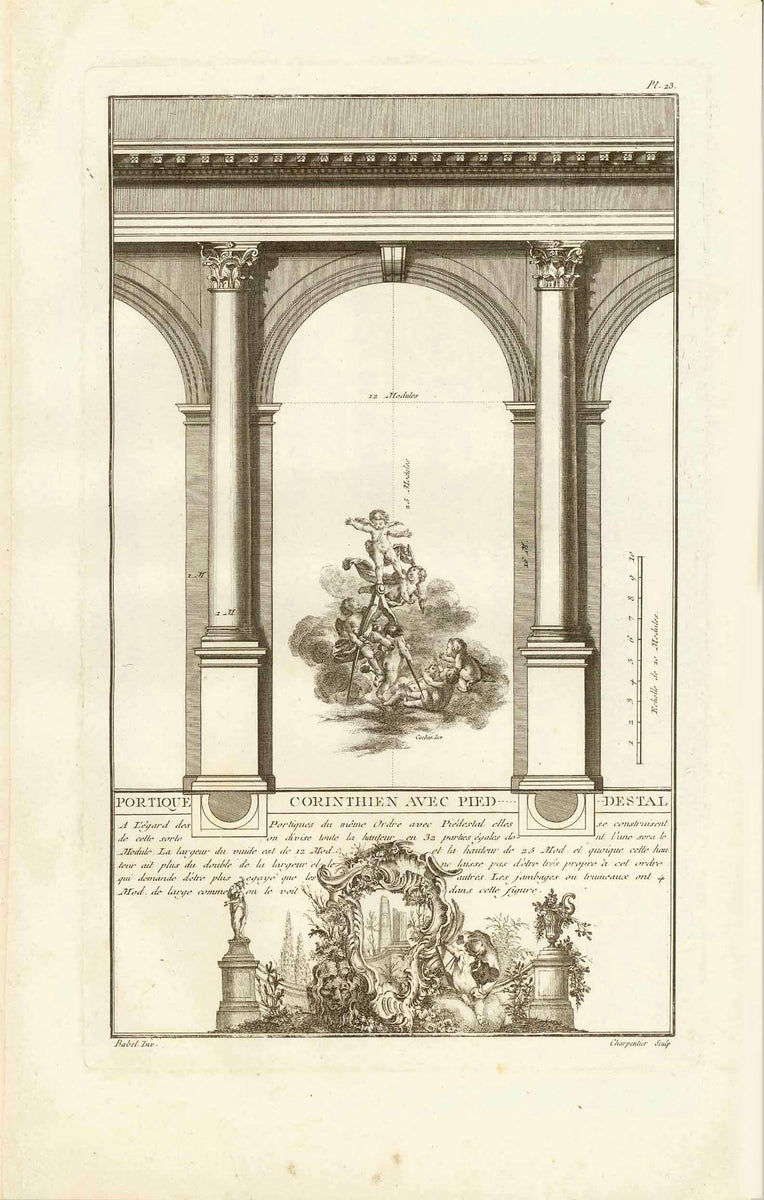 Architecture, Porticus, Corinthian Pillars – Philographikon Antique ...