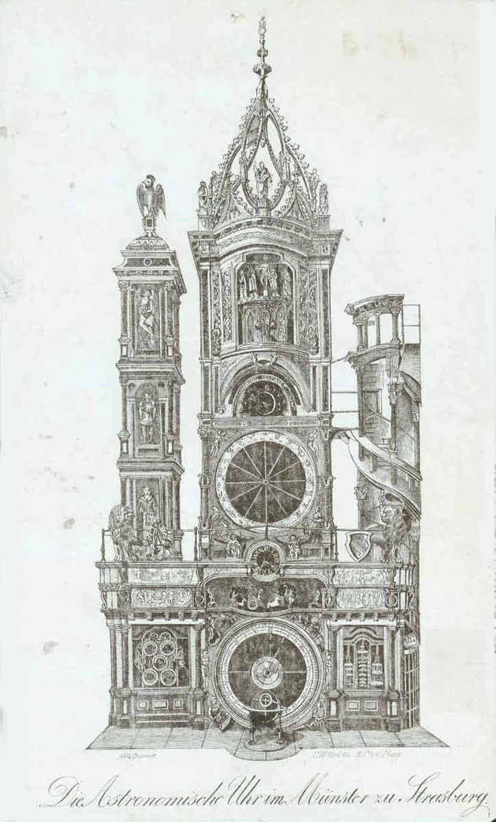 City Views, Architecture, Astronomy, France, Strassburg, astronomical ...