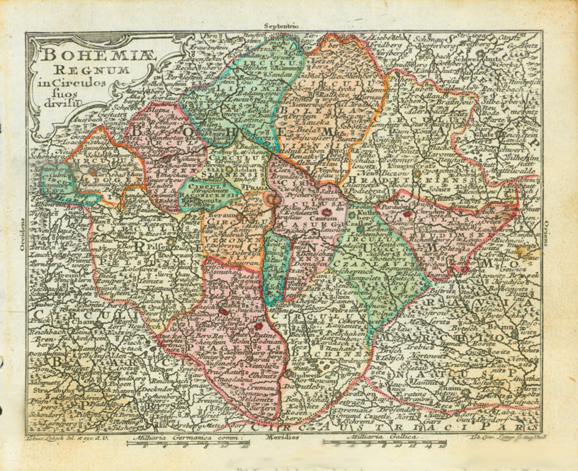Bohemia, Czech Republic, Austria, Prag – Philographikon Antique Maps ...