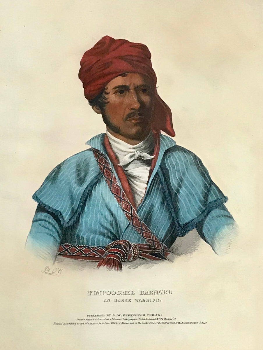 Indegenous Peoples, Timpoochee Barnard, An Uchee Warrior ...