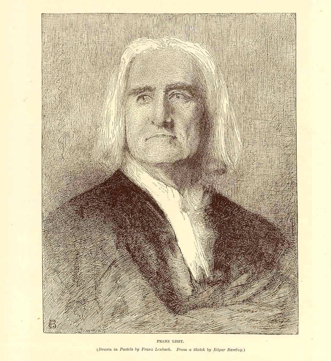 Portraits, Music, Franz List – Philographikon Antique Maps and Prints