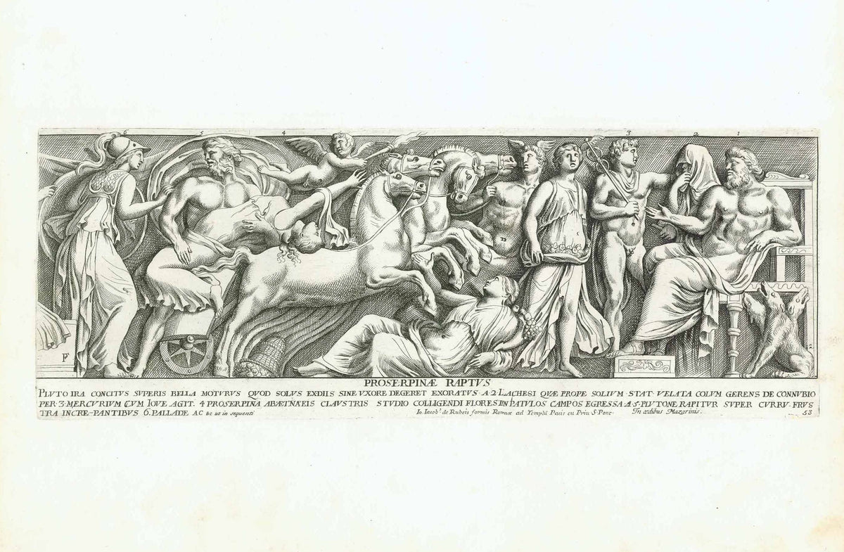 Ancient World, Mythology, Proserpinae Raptus, Rape of Proserpine, Pers ...