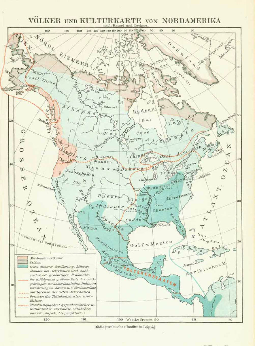 Maps, USA, Canada, North America, Peoples, Cultures – Philographikon ...