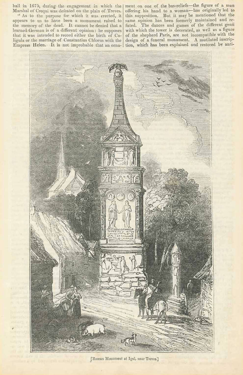 City Views, Germany, Igel, Treves, Roman Monument – Philographikon ...