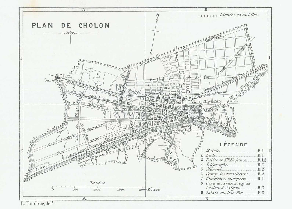 Maps, Viet Nam, Cholon, Cho Lon, Saigon – Philographikon Antique Maps ...